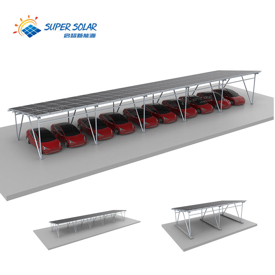 Commercial Solar Carport | Steel & Aluminum PV Parking Canopy Manufacturer